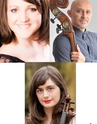 Sophie Rosa (violin), Roberto Carrillo-Garcia (double bass) and Gemma ...
